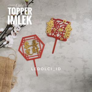 Jual CAKE TOPPER IMLEK SINCIA CNY HIASAN KUE IMLEK - Imlek Mercon ...