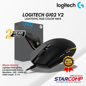 Jual Mouse Logitech G102 RGB v2 Lightsync Black White - Kab. Sleman - gusshop5 | Tokopedia