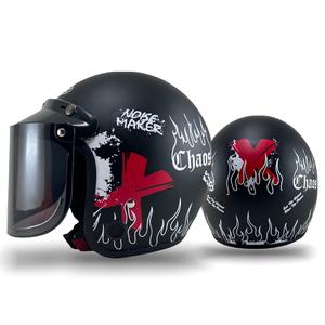 Jual (T)erpopule(R) Helm Bogo Dewasa Helm Retro Motif Motor Sni ...