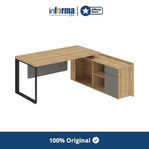 Jual INFORMA MAINE MEJA KANTOR MANAJER SISI KANAN - COKELAT - Jakarta ...