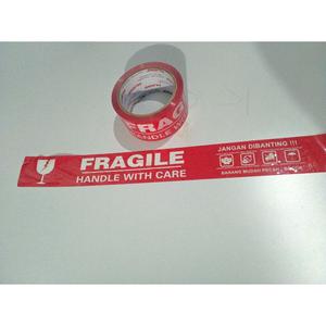 Jual New Lakban Fragile Isolasi Besar Fragile Lakban Awas Mudah Pecah ...
