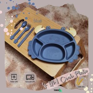 Jual (T)erpopule(R) Tromso Feeding Set Crab 4 in 1 Peralatan Makan Anak ...