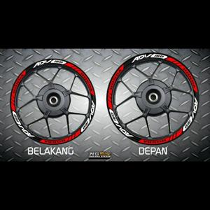 Jual Stiker Velg ADV 160 Stiker Pelek ADV 160 Menyala - Putih, S Velg ...