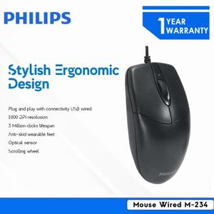 Jual Philips Mouse Wired M234 - Jakarta Barat - MULTI KOMPUTER | Tokopedia