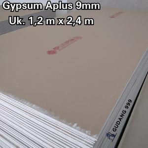 Jual GIPSUM APLUS 9mm / GYPSUM A+ / GYPSUM BOARD APLUS 1,2x2,4 m ...