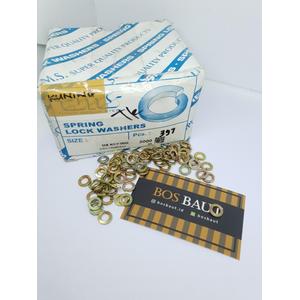 Jual Ring Veer Besi Kuning - Spring Washer Ukuran M6 ISI 10 PCS - Kota ...