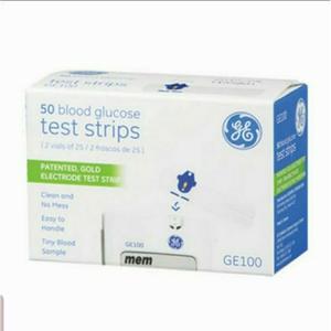 Jual Test Strip Blood Glucose. Strip GE 100 cek Gula darah GE100/strip ...