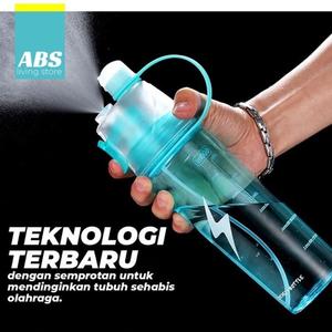 Jual BOTOL MINUMAN SPORT SPRAY WATER BOTTLE 600ML BOTOL SEMPROT BZ-245 ...