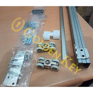 Jual Rel Pintu Kayu Roda Gantung Nylon Nilon Sliding Geser Besi Galvan ...