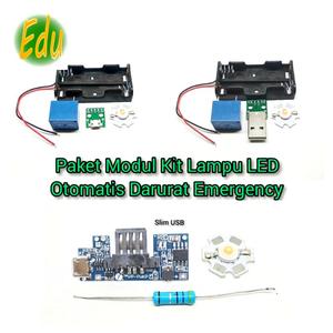 Jual Populer Paket Modul Kit Lampu LED Darurat Emergency Saklar ...