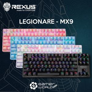 Jual Populer- Rexus Legionare MX9 RGB TKL Mechanical Gaming Keyboard ...