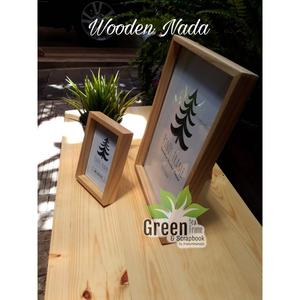 Jual Frame foto kayu ukr 8R 20x25cm Bingkai Foto Minimalis Pigura Kaca ...