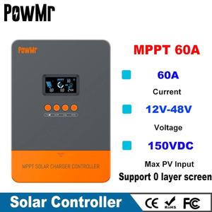 Jual PoWmr Pro 60A Solar Charge Controller MPPT 12V 24V 36V 48V 60A ...