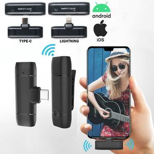 Promo Microphone Clip On Wireless Tipe C Lightning Live USB Type C ...