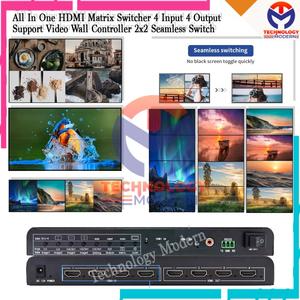 Jual HDMI MATRIX 4x4 Seamless and 2x2 VIDEOWALL CONTROLLER SUPPORT ...