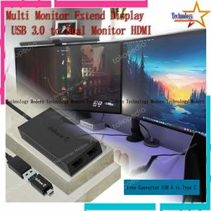 Jual Multi Monitor Dual HDMI Extend Display Multiviewer Up 8 Monitor 4K ...