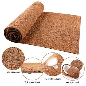 Promo Coco Plant Fiber Roll,4 Rolls Coconut Coir Liner Sheet,16x40inch ...