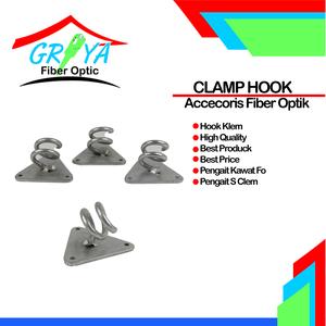 Promo Hook S Clamp klem Hook Pengait kabel fiber optik Aksesoris Fiber ...