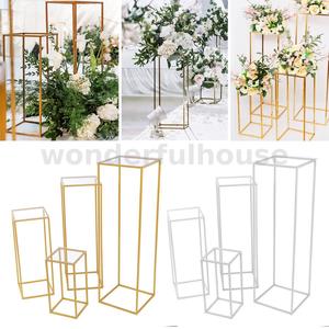 Jual Stand Bingkai Bunga Bentuk Persegi Besi Lapis Dekorasi Pernikahan ...