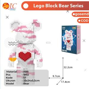 Jual Lego Block Violent Bear Bricks Education Nano Block / Mainan Balok ...