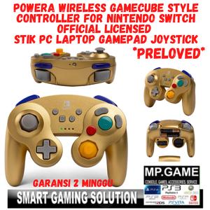 Jual PowerA Wireless GameCube Style Controller GOLD Switch PC Laptop ...