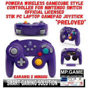 Jual PowerA Wireless GameCube Style Controller PURPLE Switch PC Laptop ...