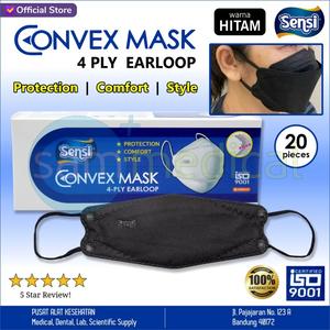 Jual Sensi Convex Mask Earloop 4ply atau Masker Earloop 4 Ply isi 20pcs ...