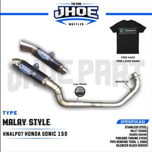 Jual Knalpot Racing Honda Sonic 150 GTR 150 RS 150 By Jhoe Muffler ...