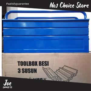 Jual NEWS KENMASTER TOOL BOX BESAR 3 RAK SUSUN TOOLBOX BESI ORIGINAL ...
