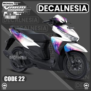 Jual Decalnesia Sticker Decal Vario Led 125 150 Full Body Stiker C22 ...
