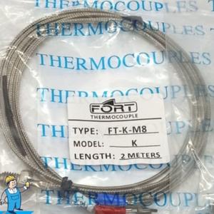 Jual FORT Thermocouple M8 Type K/J-M8 (5x2000 mm) Kabel Temperatur ...