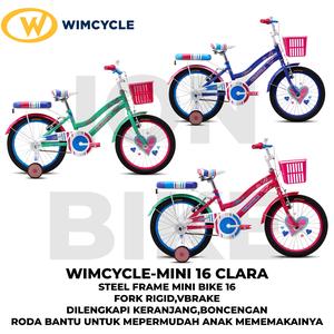 Jual Sepeda Mini 16 18 WIMCYCLE Clara 2.0 Anak Cewek Kids Bike Wim ...