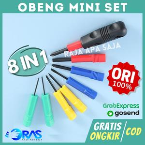 Jual (0_0) Obeng Set Kecil Vanadium - Obeng HP Full Set Mini Obeng ...