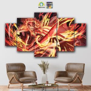 Jual Hiasan dinding DEMON SLAYER RENGOKU KYOJIRO Poster Kayu Wall Decor ...