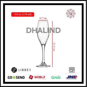 Jual Gelas Kaca Flute Champange Premium 170 ml #3096 / LIBBEY - Jakarta ...