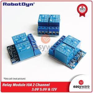 Jual (0_0) RobotDyn Relay Module 2 Channel 10A 3V 5V 12V RElay Songle ("_") - Jakarta Selatan ...