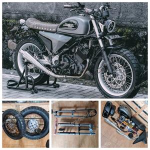 Jual PAKET CUSTOM SATRIA FU JAPSTYLE SATRIA 150 R PAKET SCRAMBLER ...