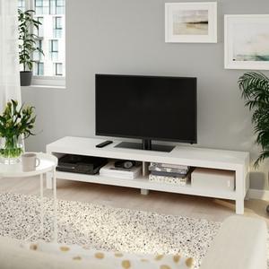 Jual MT Meja Tv Besar Desain Modern Kokoh 160x35x36cm Original_Putih ...