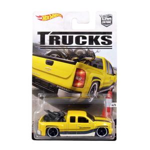 Jual Hot Wheels Car Culture Trucks Chevy Silverado Yellow - Box JB3 ...