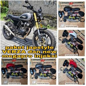 Jual Paket Bodyset Japstyle Injeksi Verza CB 150 Verza New Megapro Mono ...