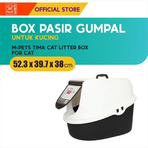 Jual M-PETS TIMA CAT LITTER BOX / KANDANG PASIR GUMPAL KUCING - Jakarta ...