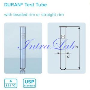 Jual Test Tube Beaded Rim 5mL 261300602 Duran IntraLab - Jakarta Pusat ...