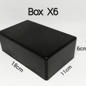 Jual Box plastik HITAM x6 ukuran 18cm x 11cm x 6cm Box Elektronik X 6 ...