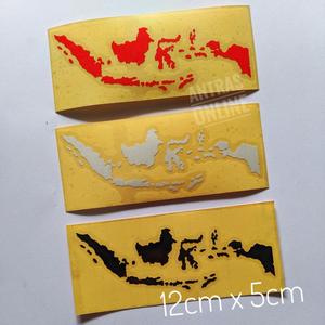 Jual stiker peta indonesia stiker cutting peta indonesia sticker ...
