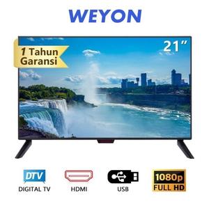 Jual TV LED 21 inch DIGITAL full layar / tv weyon / tv multi fungsi ...