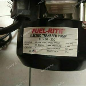 Jual Pompa Solar Fuel Rite / Tranfer Pump Electric 20 - 80 LPM Best ...