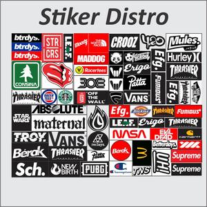 Jual Stiker Distro Brand Hologram Helm Motor Laptop Lemari Grosir ...