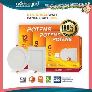 Jual PPL Potens Lampu LED Panel Light In Bow Bulat 12 Watt Garansi ...