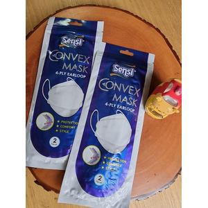 Jual Masker Sensi Convex 1 Sachet Isi 2 Lembar Segel Orisinil Model ...