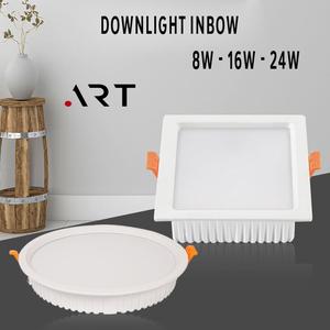 Jual DOWNLIGHT INBOW KOTAK & BULAT 8/16/24 WATT / LAMPU PLAFON - KOTAK ...